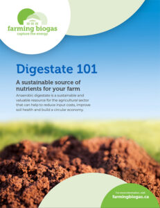 Using Digestate – Farming Biogas